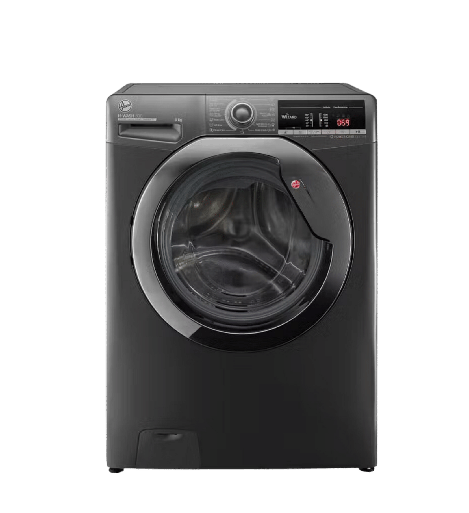 غساله هوفر 8ك 1300 لفه بخار سلفر H3WS383TAC3R-ELA | AwadSerag