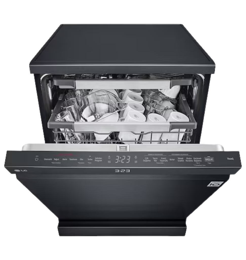 غساله اطباق ال جي 14 فرد بمجفف اسود DFC287HMS | AwadSerag